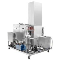 China Industrial Ultrasonic Cleaning Tank 175L 3600W with Automated Lift System for Air Filter Panels for sale