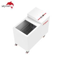 China PP Single Tank Ultrasonic Cleaner for Strong Acid & Alkali Resistant Chemical Cleaning for sale