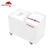 China PP Single Tank Ultrasonic Cleaner for Strong Acid & Alkali Resistant Chemical Cleaning for sale