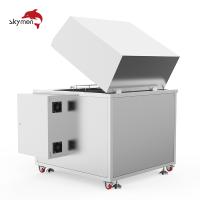 China 500mm Rotary Basket Spray Cleaning Machine 3000W 380V with 80kg Load Capacity for Industrial Parts Cleaning for sale