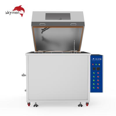 China 500mm Rotary Basket Spray Cleaning Machine 3000W 380V with 80kg Load Capacity for Industrial Parts Cleaning for sale