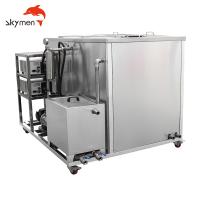 China High Quality Double Tanks Industrial Ultrasonic Cleaner with Filtration and Rinsing System 40L for sale