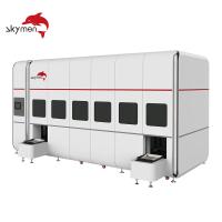 China 1200W SUS304 Ultrasonic Cleaning System with 38L Tanks, Three-Stage Wash Rinse Dry Process for sale