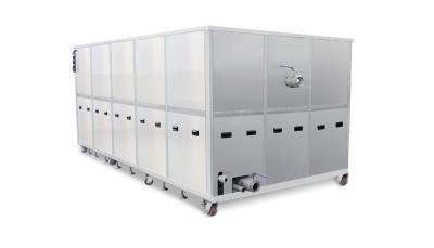 China Industrial Ultrasonic Cleaner 4500L 32.4KW for Heat Exchanger Parts Oil Filtration System for sale