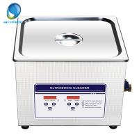 China Industrial Benchtop Ultrasonic Cleaner 10L 240W 40KHz for Engine Parts with Adjustable Heater for sale