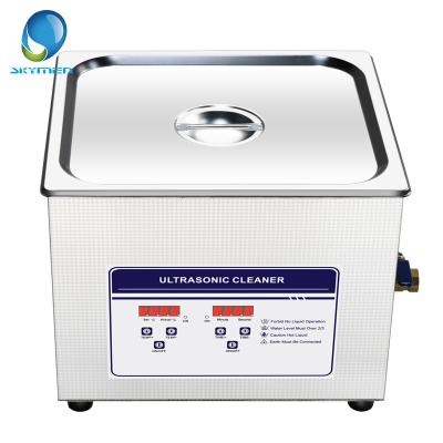China Industrial Benchtop Ultrasonic Cleaner 10L 240W 40KHz for Engine Parts with Adjustable Heater for sale