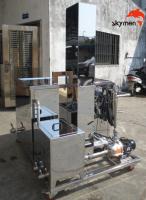 China Industrial Ultrasonic Cleaner 1500W 96L 800mm Long Tank for Tubes Bars 28/40KHz for sale