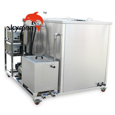 China Double Tank Industrial Ultrasonic Cleaner 360L 3600W Cleaning Drying Filtration for sale