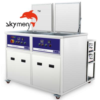 China Industrial Ultrasonic Cleaner 1000L Dual Tanks 14400W 28/40KHz for Boiler Pump for sale