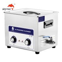 China PCB Cleaning Benchtop Ultrasonic Cleaner 10L Mechanical Knob Timer Heated Adjustable for sale