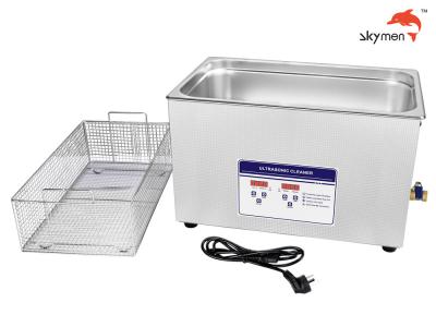 China 30 Liter Benchtop Ultrasonic Cleaner 600W 40KHz with 500W Heating for Carburetors and Small Gears for sale