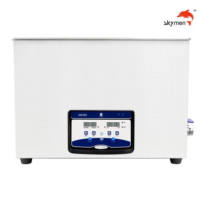China Laboratory Ultrasonic Cleaner 720W 38L Large Tank Adjustable Timer Heating for sale