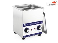 China Jewelry Benchtop Ultrasonic Cleaner 60W 40KHz 2L Stainless Steel Tank with Heater for sale
