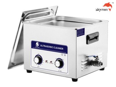 China SUS304 15L Mechanical Ultrasonic Cleaner 360W 40kHz with Timer and Heater for PCB Auto Parts for sale