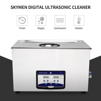 China 600W 30L SUS304 Benchtop Ultrasonic Cleaner for Hardware Parts with Digital Timer and Heater for sale