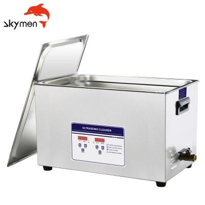 China 30L 40KHz Ultrasonic Cleaner SUS304 Stainless Steel Tank 600W for Dental Metal Parts for sale