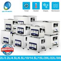 China Skymen 2.85 Gallon Ultrasonic Bath 240W 40KHz with Heater and Basket for Circuit Board Cleaning for sale