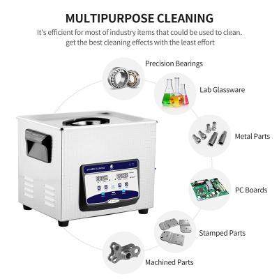 China Ultrasonic Cleaner 2.85 Gallon 240W 40KHz with Heating for Cosmetic Tools for sale