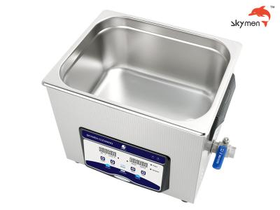 China Ultrasound Bath for Beauty Salon 200W Heating Power 2.85 Gallon 40KHz Stainless Steel for sale