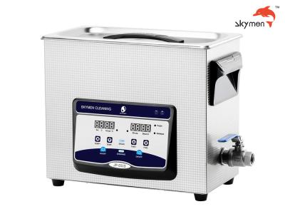 China Skymen JP-031S Ultrasonic Cleaner 6.5L 180W 40KHz with Heater 200W 1.75 Gallon for sale