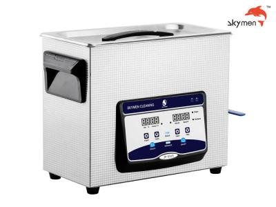 China Skymen 6.5L 180W Ultrasonic Cleaner for Glass Steel Aluminium with 200W Heater 40KHz for sale