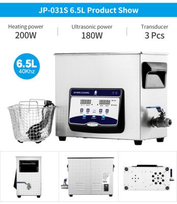 China Skymen 6.5L 180W Ultrasonic Cleaner for Scuba Equipment with 200W Heater 40KHz for sale