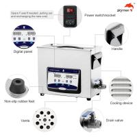 China Skymen Ultrasonic Cleaner for Vinyl Records 6.5L 180W with Heater Basket for sale
