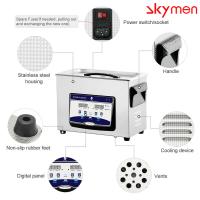 China Skymen 1.19 Gallon 40KHz Benchtop Ultrasonic Cleaner 200W for Carburetors for sale