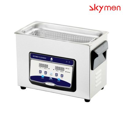 China Skymen 1.19 Gallon Benchtop Ultrasonic Bath SUS304 180W 40KHz for Juice Bottles for sale