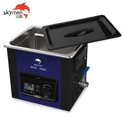 China SUS304 10L 45/80KHz Dual Frequency Lab Ultrasonic Cleaner with Heater for sale