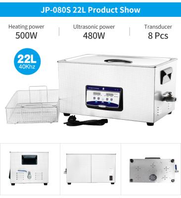 China ROHS Benchtop Ultrasonic Cleaner 480W 20L For Filter Screen for sale