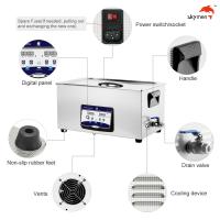 China FCC 480W 22L Benchtop Ultrasonic Cleaner 500W Heating for Screen Stencil for sale