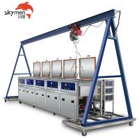 China 4 Station Ultrasonic Cleaning System for Safety Value Components With Gantry for sale