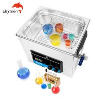 China 40kHz 6.5L Ultrasonic Glass Cleaner SUS304 with Heater 180W Lab Instrument for sale