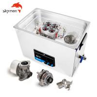 China Degassing 10L Ultrasonic Cleaner 480W for Metal Stamping Parts for sale