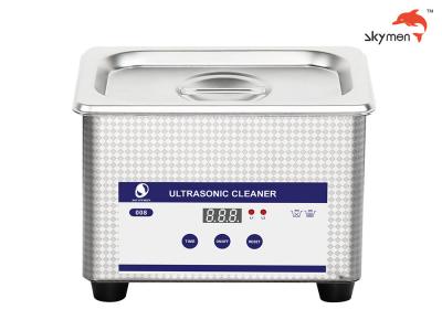 China 0.8L 40kHz Ultrasonic Cleaner for Eyeglasses Jewelry Stainless Steel Tank with Basket CE RoHS for sale