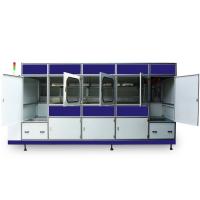 China REACH 175L 4800W Automatic Ultrasonic Cleaner with Dual Chambers for Stencil Sheet Cleaning for sale