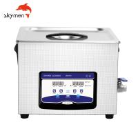 China Skymen JP-060S Benchtop 15L Industrial Ultrasonic Cleaner 360W 40kHz Stainless Steel for sale