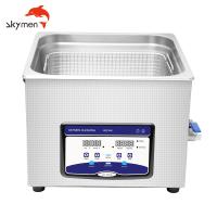 China Skymen JP-060S Benchtop 15L Industrial Ultrasonic Cleaner 360W 40kHz Stainless Steel for sale