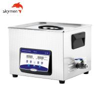 China Skymen JP-060S Benchtop 15L Industrial Ultrasonic Cleaner 360W 40kHz Stainless Steel for sale