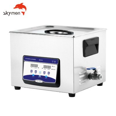 China Skymen JP-060S Benchtop 15L Industrial Ultrasonic Cleaner 360W 40kHz Stainless Steel for sale
