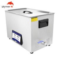 China Skymen JP-120S 38L Benchtop Ultrasonic Cleaner 40KHz 800W Heater SUS304 for Auto Parts for sale