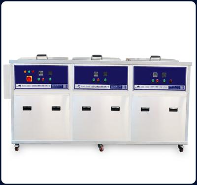 China SUS316 264L 3 Tank Ultrasonic Cleaning System 3000W 28/40kHz for Metal Parts for sale