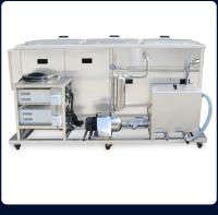 China Skymen JP-3060GH 99L 3000W Three Tank Ultrasonic Cleaner with DPF Filter and Hot Air Drying for sale