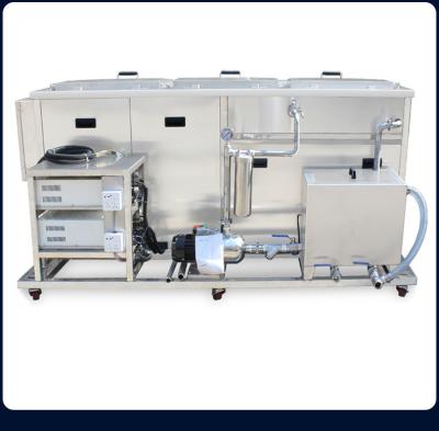 China Skymen JP-3060GH 99L 3000W Three Tank Ultrasonic Cleaner with DPF Filter and Hot Air Drying for sale