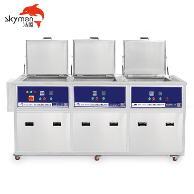 China DPF Solvent SUS304 Industrial Ultrasonic Cleaner 38L 600W 3 Tanks Degreasing for sale