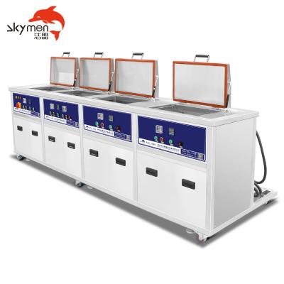 China 4 Tank Ultrasonic Cleaning Machine 600W 38L Adjustable Timer for Engine Cylinder Parts for sale