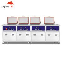 China 99L 40kHz Four Tanks 2mm Heating Ultrasonic Cleaner for Automotive Parts for sale
