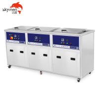 China 99L 1500W Three Tank Ultrasonic Cleaner for Industrial Hardware Cleaning for sale