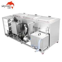 China 99L  1500W Three tanks  Ultrasonic cleaner for cleaning engine block for sale